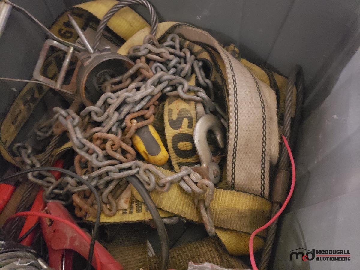 Electric Winch, Tie Downs & Misc. Items